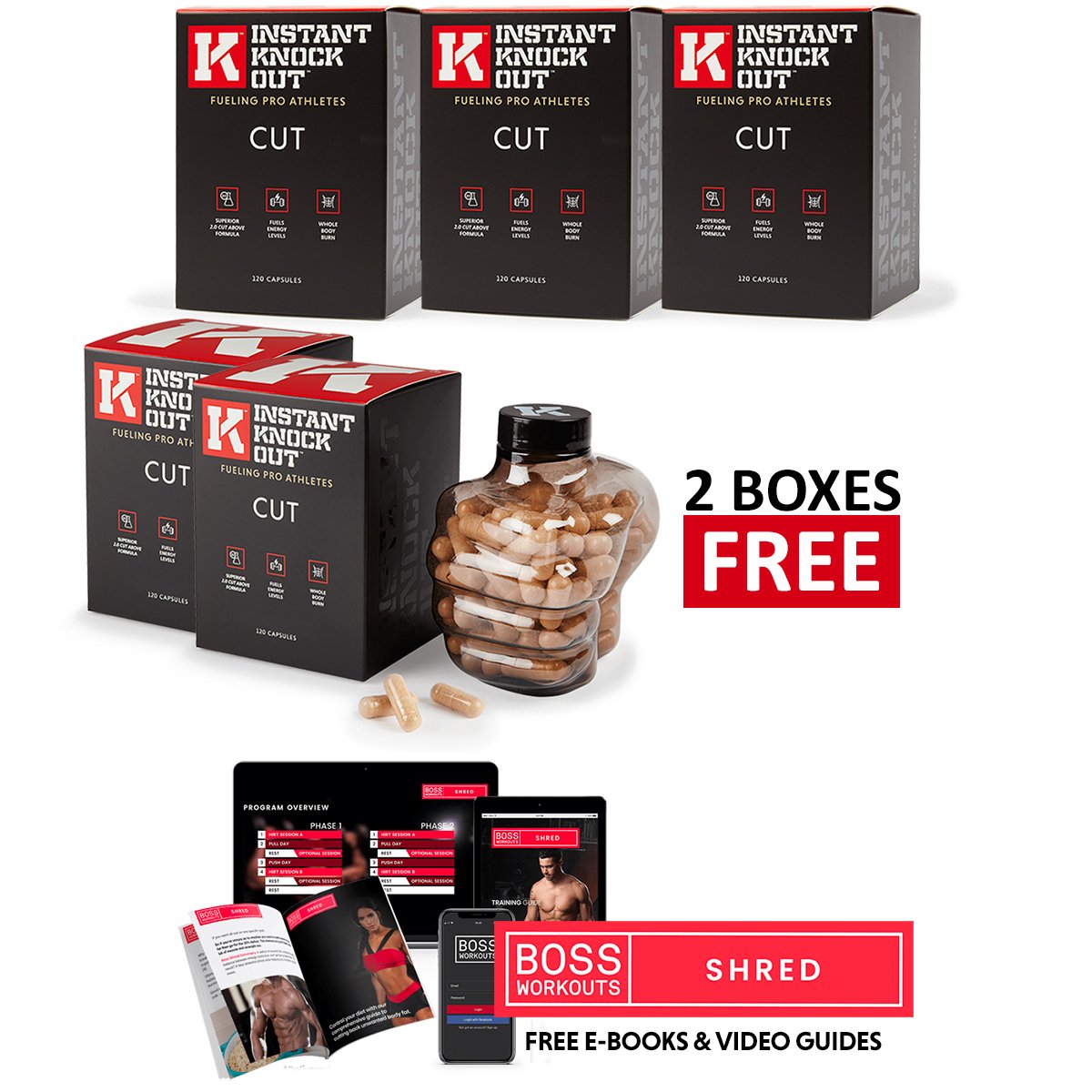 Ultimate Shredding Stack - 5 Months Supply – Instant Knockout